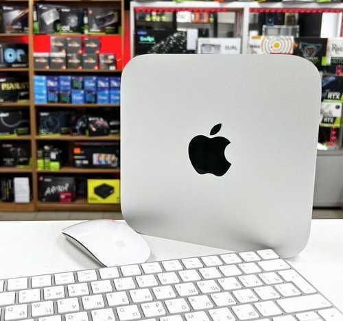 Apple Mac Mini 2014   клавиатура и мышь