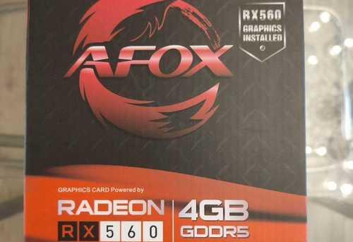 Новая видеокарта Radeon RX 560 4 GB