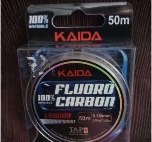 Леска kaida fluoro carbon 100%