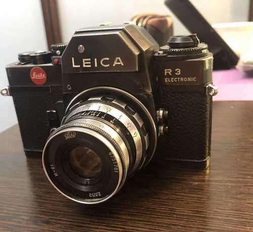 Плёночный фотоаппарат Leica R3 с обьективом