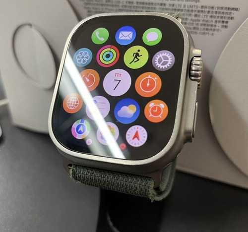 Отличные Apple Watch Ultra 49mm полный комплект