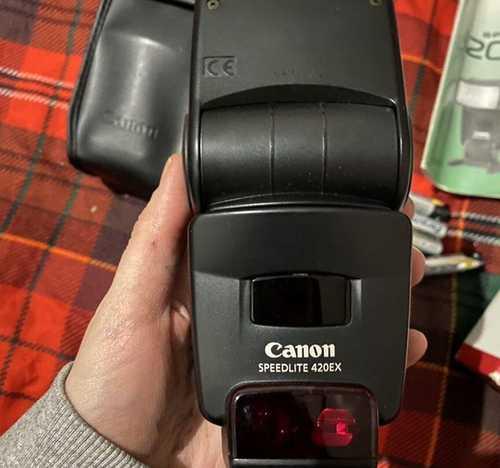 Вспышка камеры canon speedlite 420 ex