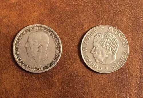 Серебряные монеты Швеции, Финляндии и США