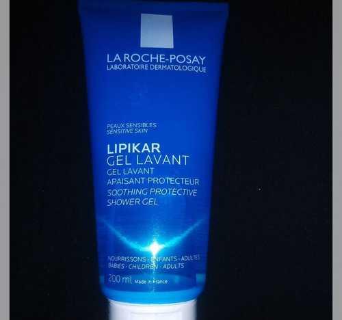 La roche-posay lipikar gel lavant, 200мл