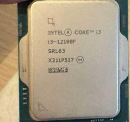 Cpu intel core i3 12100f