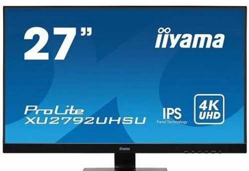 Iiyama 27" XU2792uhsu-B1 черный IPS LED 4ms 16:9 D