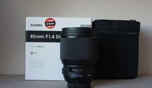 Sigma AF 85mm f/1.4 DG HSM / Art для Nikon