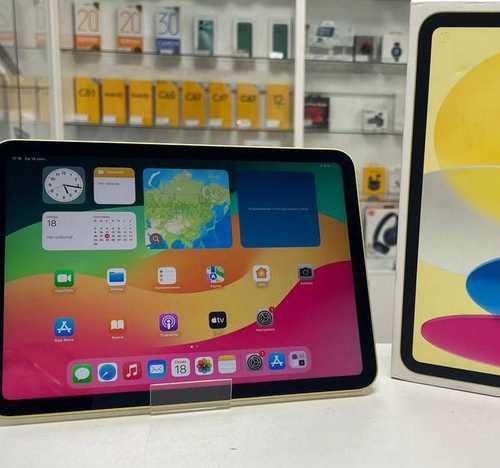 Планшет Apple iPad 10,9" (2022, 10 gen) Wi-Fi 64 гб, Yellow Дисконт (9F9TM9)