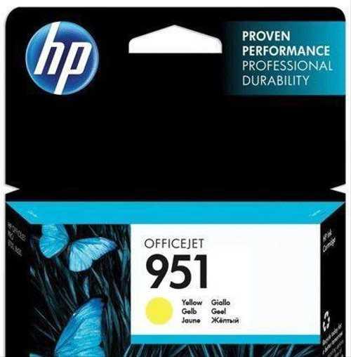 Картридж HP 951 Yellow Officejet Ink Cartridge