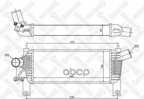 10-40233-SX интеркулер Nissan Navara/Pathfinde