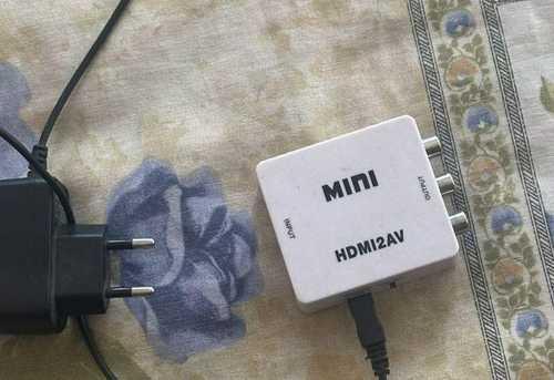 Адаптер hdmi в RCA тюльпаны и Аудио