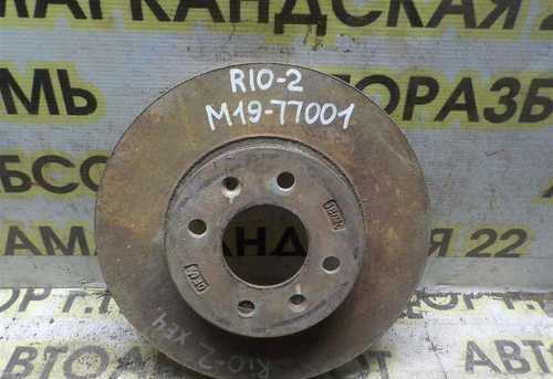 Диск тормозной передний вентилируемый KIA RIO II