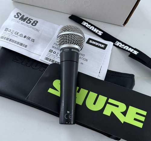 Вокальный микрофон Shure Sm58 оригинал