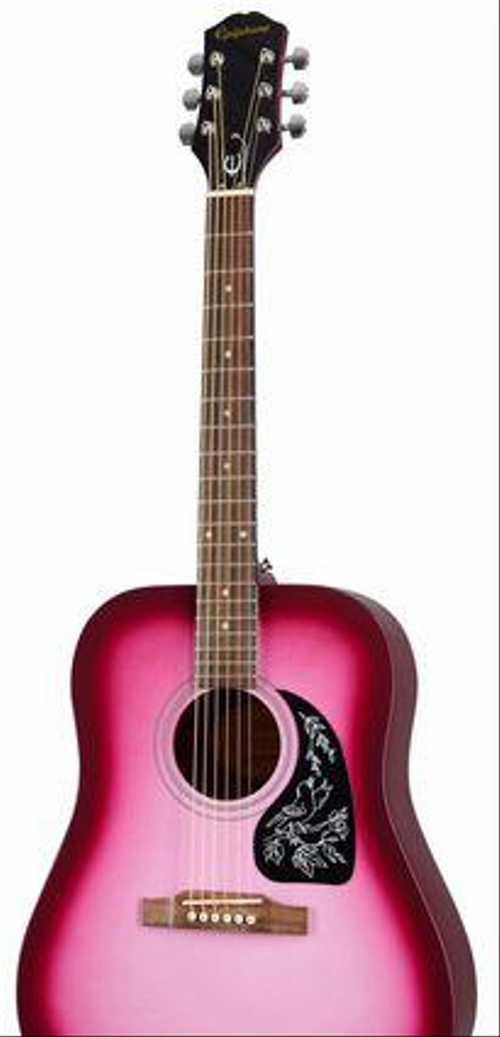 Акустическая гитара Epiphone Starling Hot Pink Pea