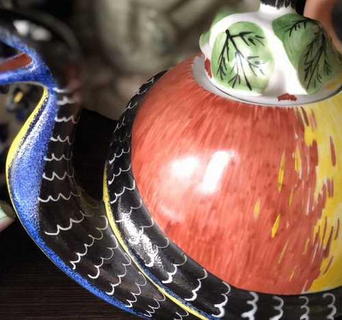 Чайник заварочный Змей искуситель яблоко раздора