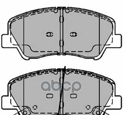 Колодки тормозные дисковые heavy duty перед