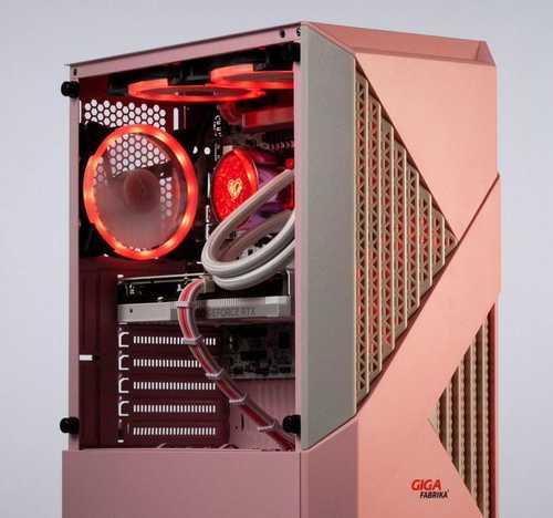 Игровой пк atlas307 RTX 4060 8GB NEW i5-12400F Evesky firerose F3-A pink