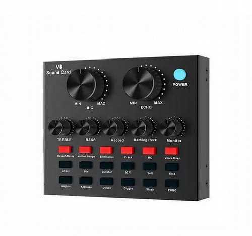 Внешняя звуковая карта с USB Foix V8 BM800