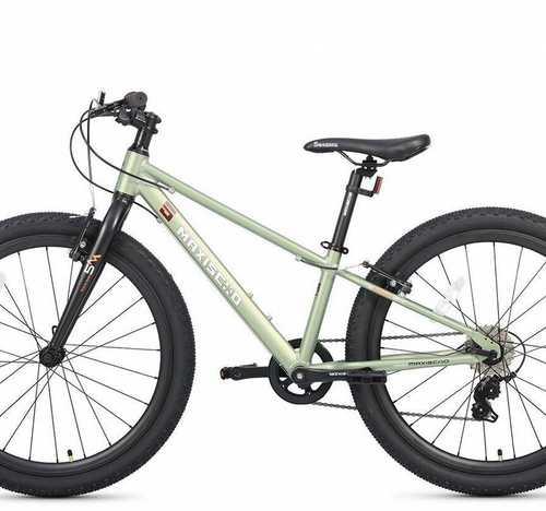 Велосипед 24'' Maxiscoo 5bike M200 Хаки (2025)