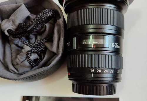 Canon EF 16 35mm f 2 8l ii usm в отличном состоян