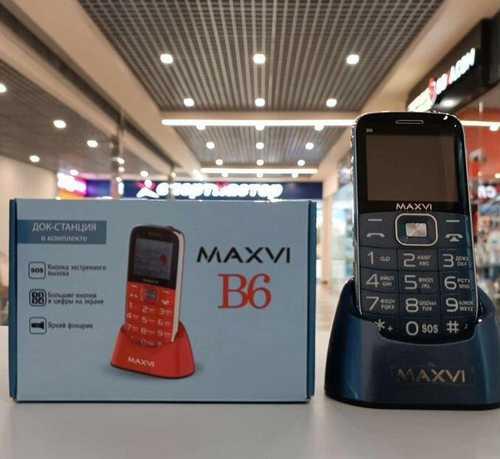 Кнопочный телефон maxvi b6