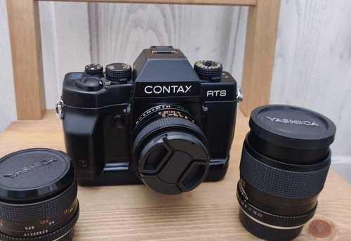 Плёночный фотоаппарат contax RTS-iii +3 обьектива
