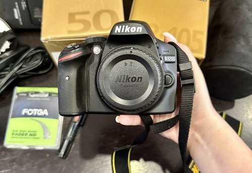 Зеркальный фотоаппарат Nikon d3200 полный комплект