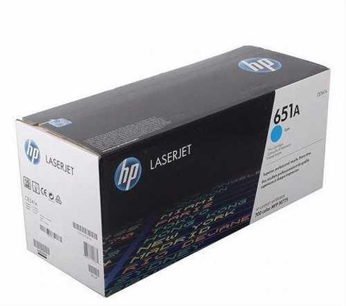 Лазерный картридж HP 651A голубой 110478