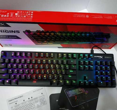 Игровая клавиатура HyperX Alloy Origins RGB Red