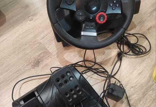 Игровой руль Logitech driving force gt