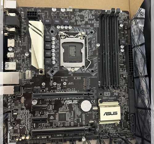 Материнская плата asus H170M-plus, LGA 1151