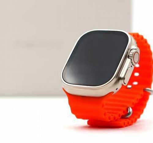 Часы apple watch ultra 2 49mm white black orange