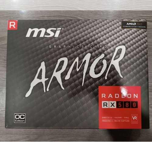 MSI RX 580 Armor 8Gb OC гарантия скупка обмен