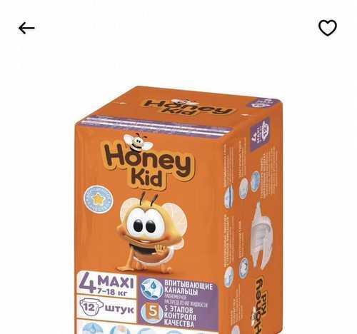 Подгузники honey kid