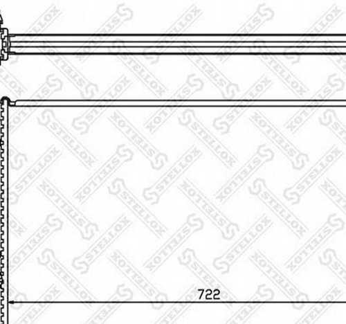 Радиатор системы охлаждения\ VW Passat 1.6i-2.9i 9