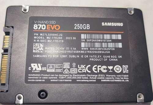 SSD Samsung 870 EVO 250Gb (новый)