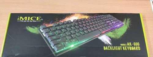 Игровая клавиатура "iMice" AK 600 LED & USB