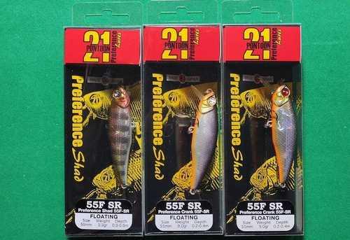 Воблеры Pontoon 21 Preference Shad 55F-SR