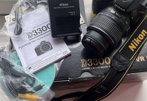 Фотоаппарат Nikon d3300 с объективом 18-55mm VR