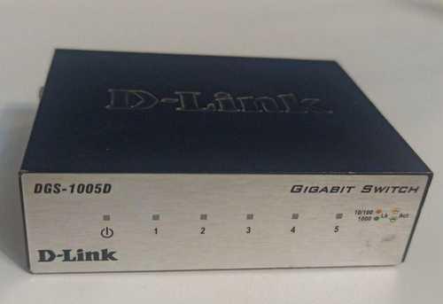 Коммутатор D link DGS 1005D
