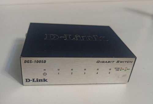 Коммутатор D link DGS 1005D