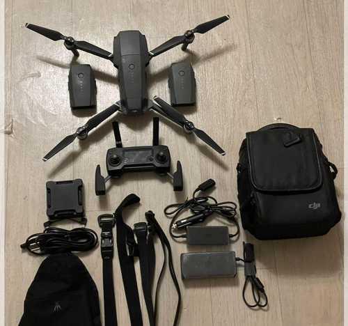 Квадрокоптер dji mavic pro fly more combo