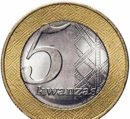 Биметаллические монеты Ангола