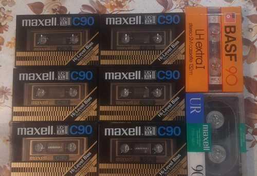 Аудиокассеты новые maxell