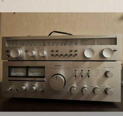 Комплект аудиосистемы trio   philips