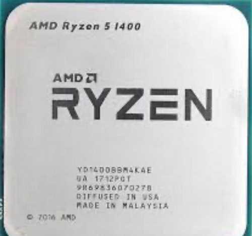 Процессор AMD ryzen 5 1400