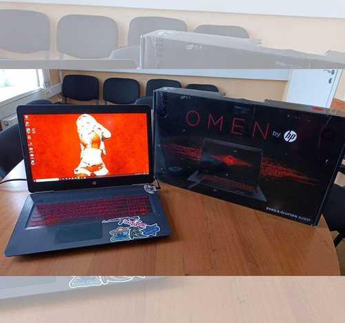 Игровой HP omen 17.3 i5-7300/8g/1050/ips