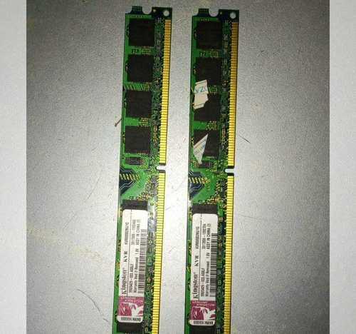 Оперативная память ddr2, 2 x 1gb