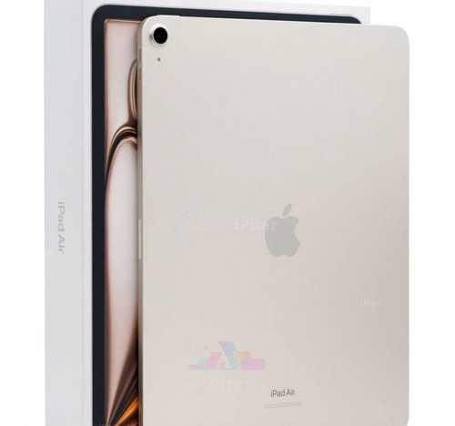 Новый iPad Air 6 (2024) 13 дюймов Wi-Fi 128gb Starlight (Сияющая звезда)