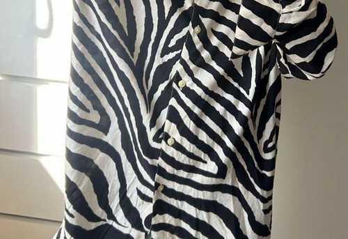 Рубашка туника платье стиль Cavalli DG fendi